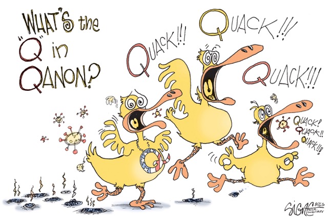 QAnon - Cartoon - Opher's World
